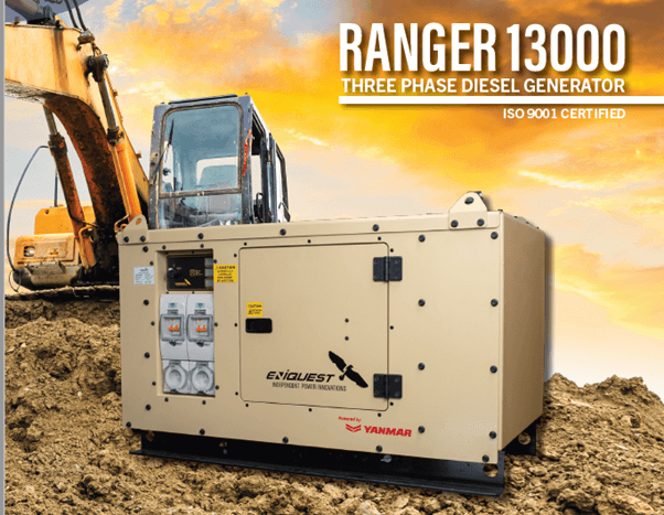 Yanmar Ranger Series Compact Diesel Generators - Fred Hopkins